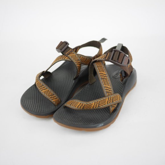 Chaco | Shoes | Chaco Z Womens 5 Orange Comfort Walking Hiking Sandal ...